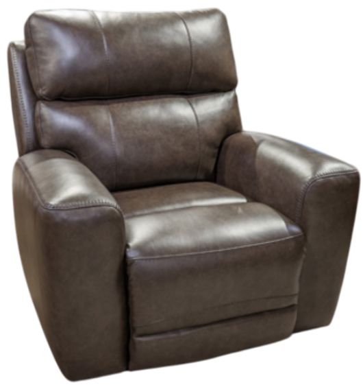 Signature Design by Ashley® Crossplex Smoke Power Recliner with Adjustable Headrest | Big Sandy ...