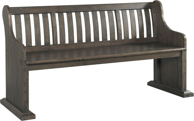 Elements International Stone Pew Bench | Fischer Furniture | Rapid City, SD