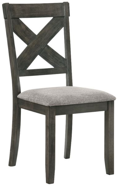 New Classic® Home Furnishings Gulliver Gray/Rustic Brown Side Chair ...