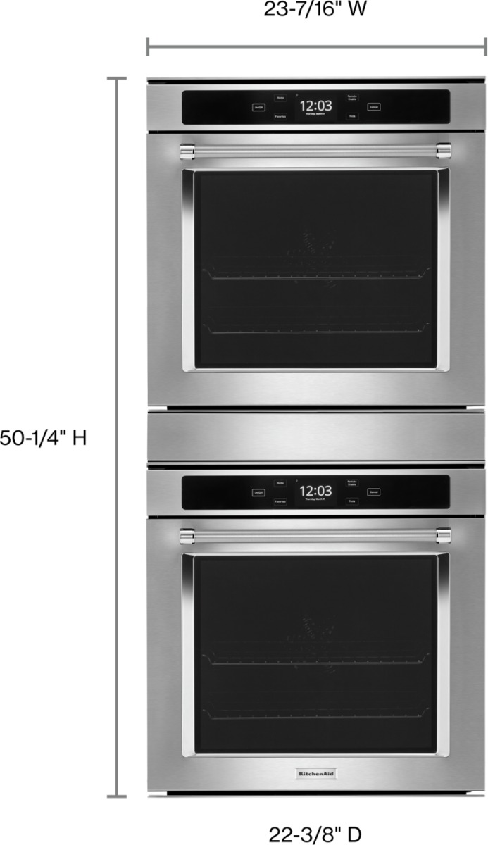 Kitchenaid 26 inch double wall oven store