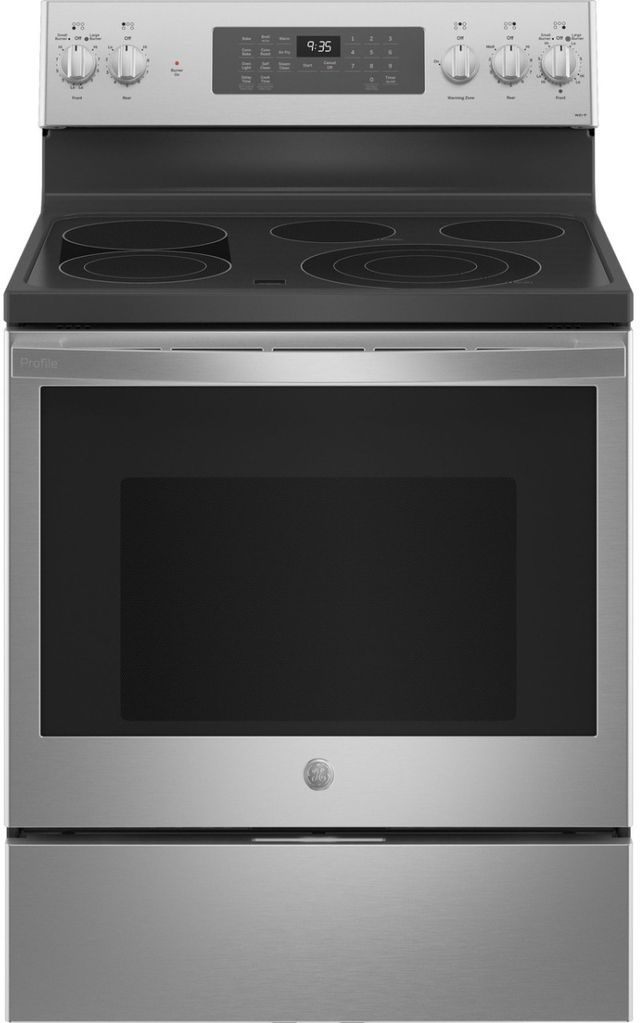 GE Profile™ 30" Fingerprint Resistant Stainless Steel Freestanding ...