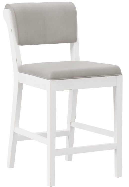 Hillsdale Furniture Clarion Fog/Sea White Counter Stool | Colder's ...