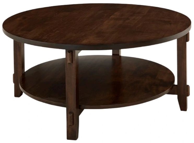 Archbold Furniture Customizable Amish Essentials Maple Round Coffee ...