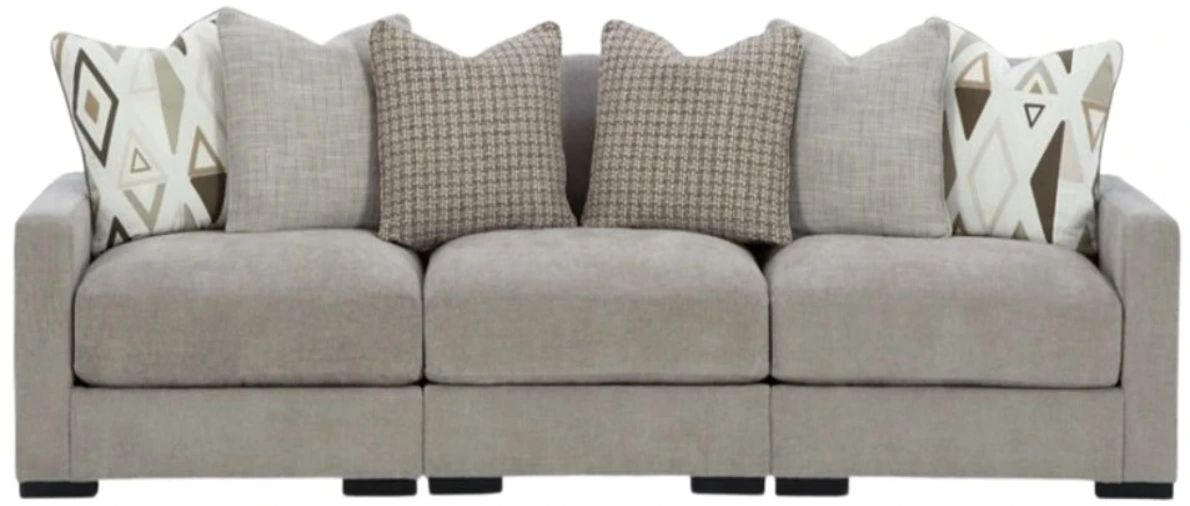 Benchcraft® Aslan Court 3-Piece Pebble Small Spaced Sectional | Lacks ...