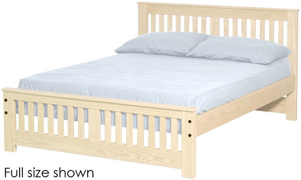 Lit simple XL de style shaker de Crate Designs™ Furniture - Inachevé ...