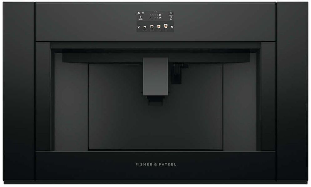 Fisher & Paykel Series 9 Minimal 30" Black Glass Built-In Coffee Maker ...
