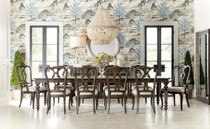 Hooker Furniture Traditions Maduro Dining Table Gabriele BrandSource Home Furnishings