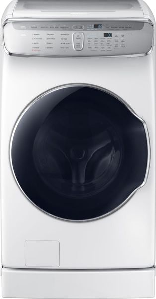 Samsung 6.0 Cu. Ft. White Front Load Washer | Home Appliances | Memphis, TN