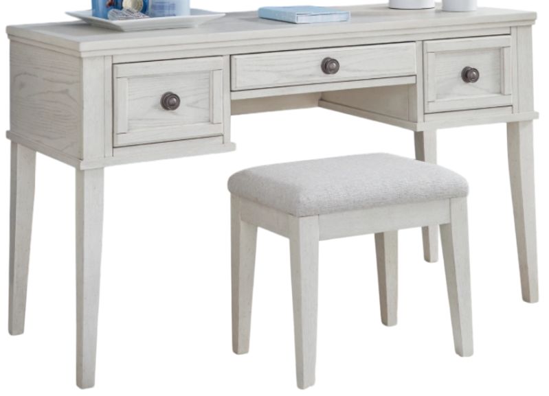 Signature Design by Ashley® Robbinsdale 2-Piece Antique White Vanity ...