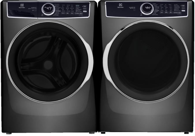 Electrolux Titanium Front Load Laundry Pair | Bush Furniture