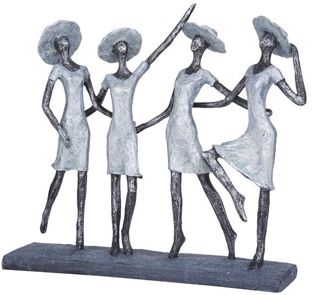 Deco Marche Gray Polystone Woman Sculpture | Fischer Furniture | Rapid ...