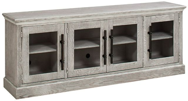 aspenhome® Manchester Smokey White Media Console | Colder's | Milwaukee ...