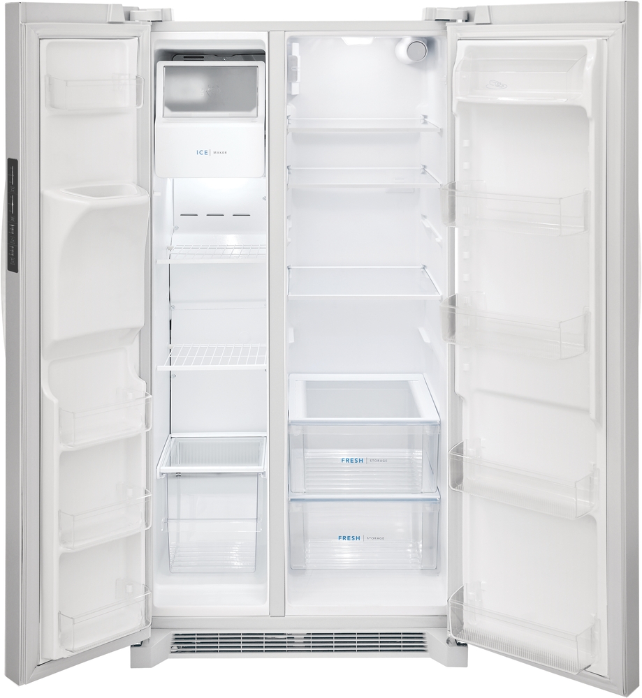 Frigidaire 36 in. 25.6 Cu. Ft. White Side by Side Refrigerator University Electric