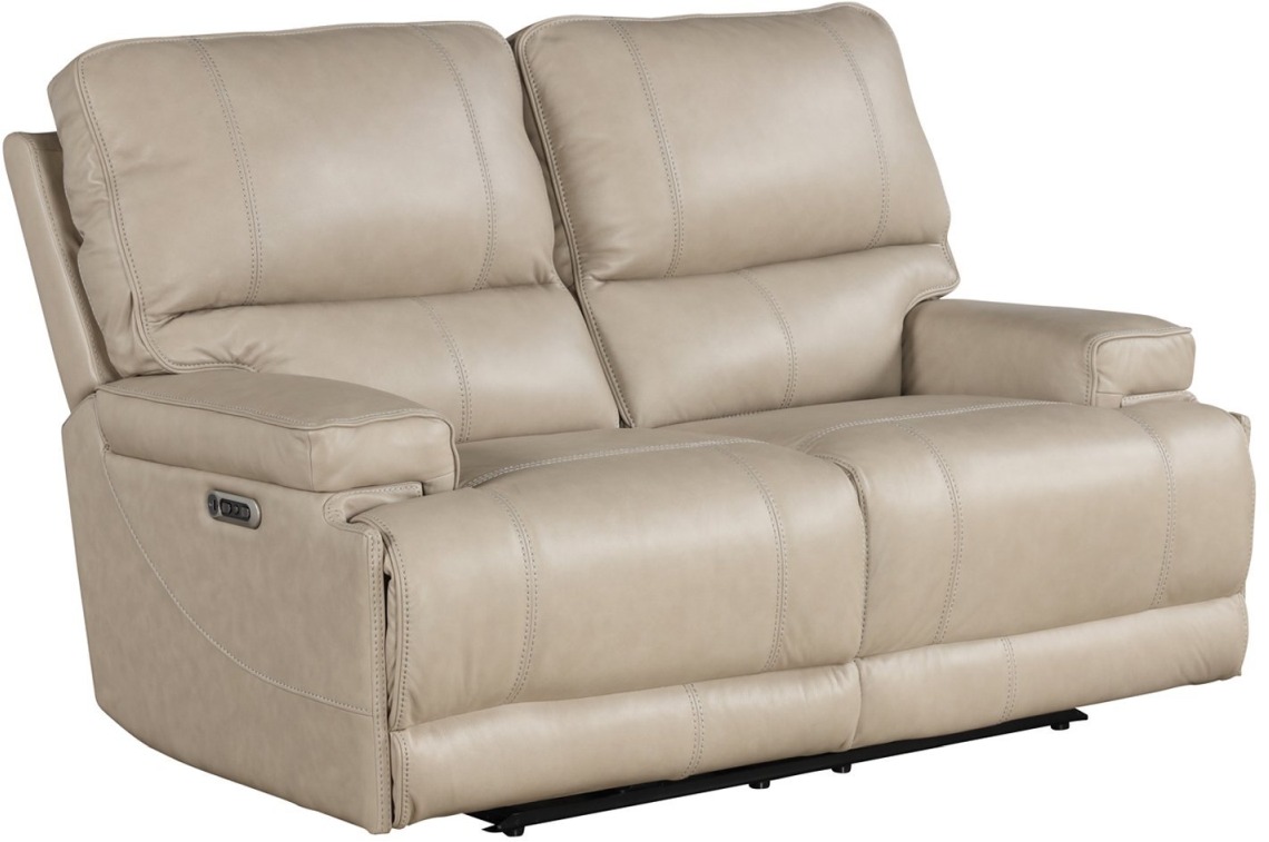 Parker House Whitman Verona Linen Power Reclining Loveseat Great Rooms Furniture and Mattresses