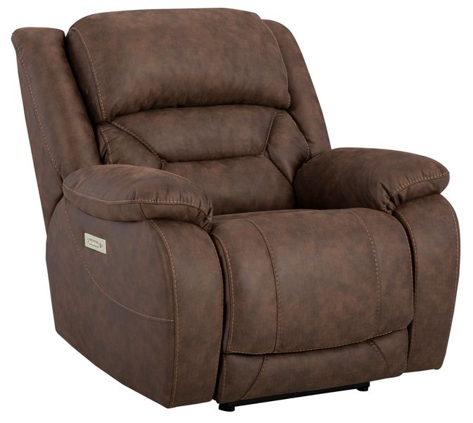 HomeStretch Skywalker Walnut Power Recliner | Missouri Furniture ...