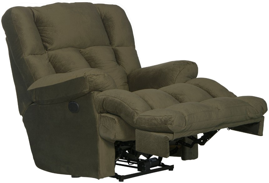 Catnapper Cloud 12 Sage Power Lay Flat Chaise Recliner