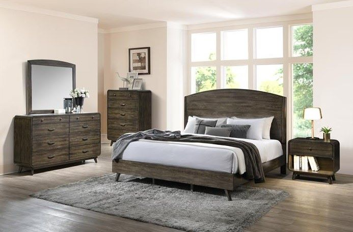 Walnut king bedroom set store