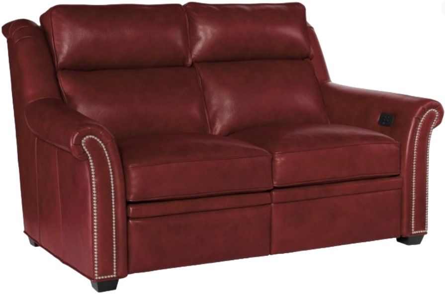Bradington-Young Customizable Robinson Power Reclining Loveseat with ...