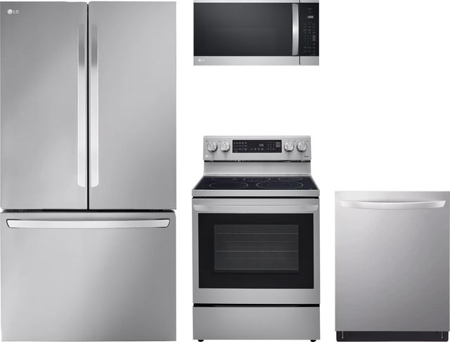 LG 4 Piece PrintProof™ Stainless Steel Kitchen Package