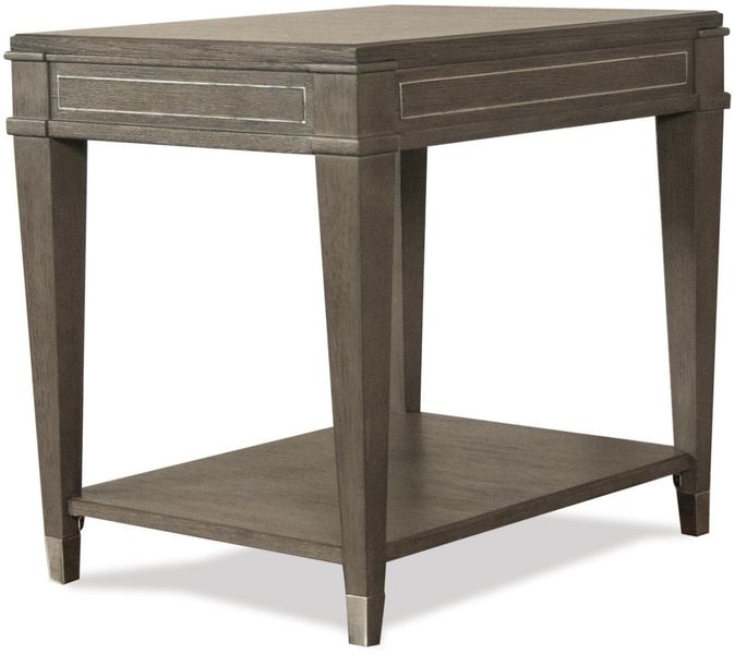 Riverside Furniture Dara Gray Wash Square Side Table | Colder's ...