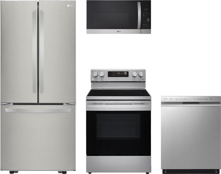 LG 4 Piece Stainless Steel Kitchen Package | Aztec Appliance | San ...