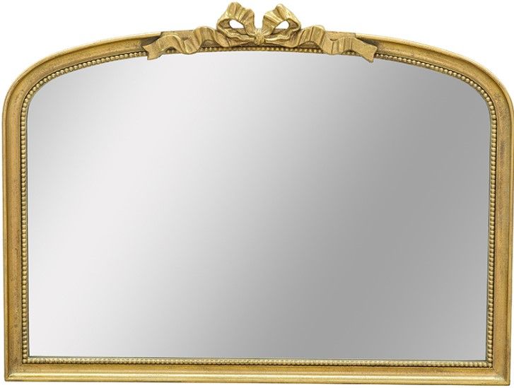 A & B Home Gold 30" Arched Wall Mirror | Miskelly Furniture
