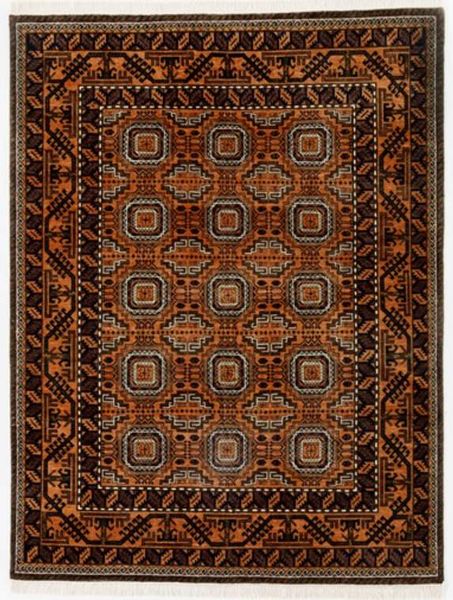 Four Hands Hingol Dark Gray/Dark Orange 8'x10' Rug | Lacks Furniture ...