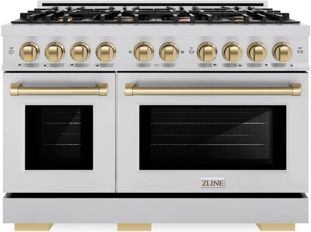 ZLINE Select Autograph Edition 48" Stainless Steel Freestanding Dual ...