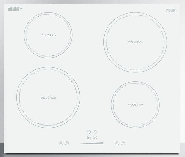 Summit® 24" White Induction Cooktop | Myers Appliance