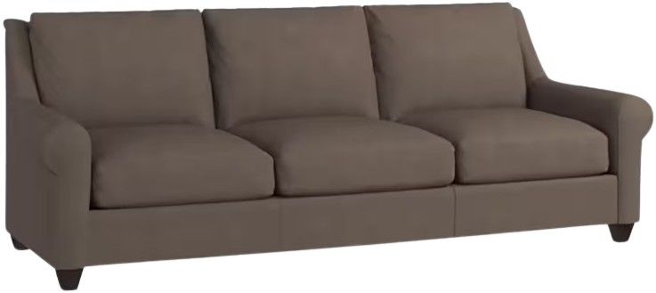Bassett® Furniture Customizable BenchMade Ellery Leather Sock Arm Sofa ...