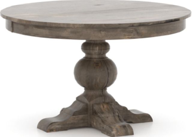 Canadel Customizable Champlain Distressed Shadow Round BT Base Dining ...