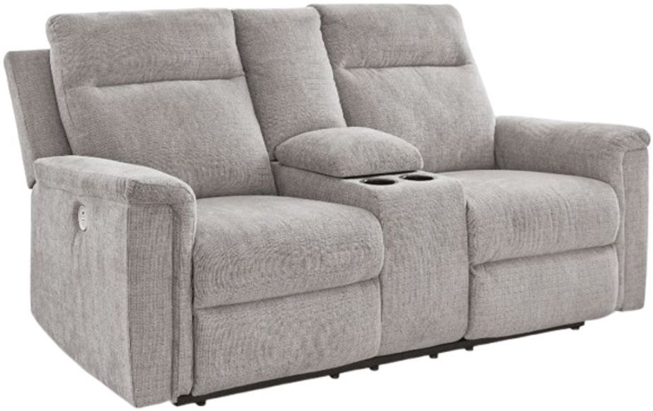 Signature Design by Ashley® Barnsana Ash Power Reclining Loveseat ...
