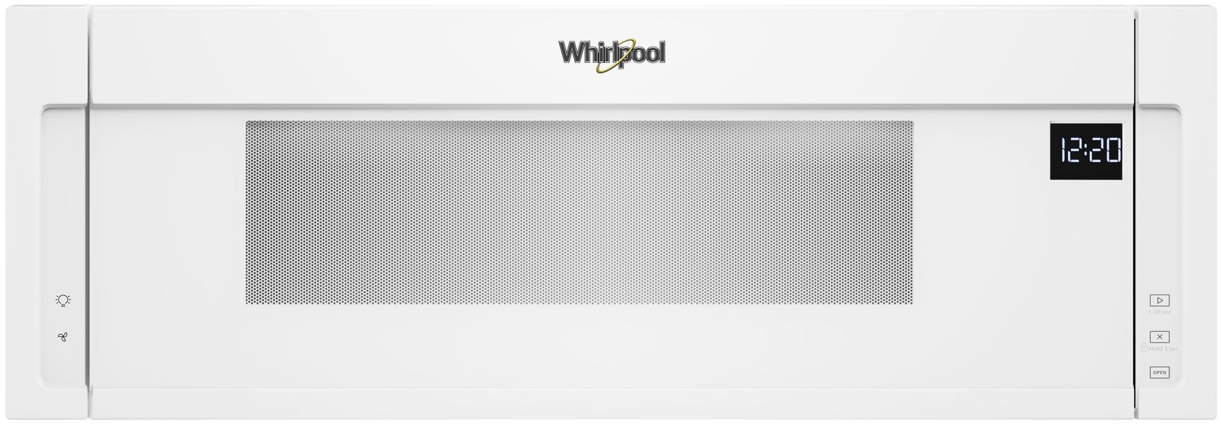 Whirlpool® 1.1 Cu. Ft. White Over The Range Microwave | John Plyler ...