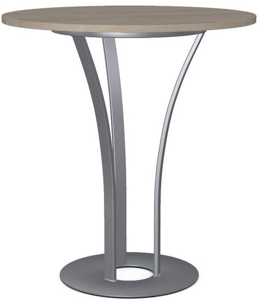 Amisco Customizable Dalia Thermo Fused Laminate Bar Table with Metal ...
