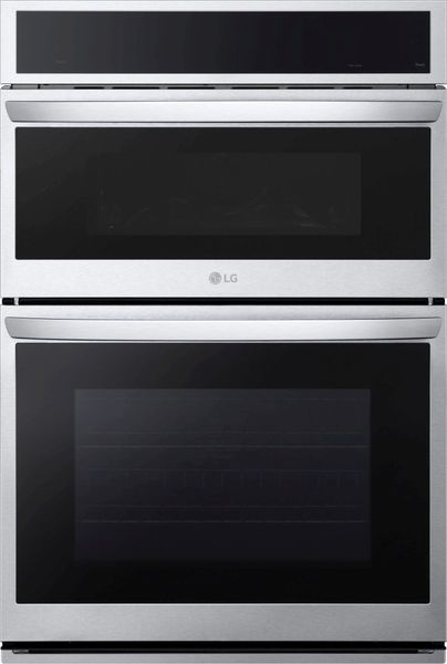 LG 30" PrintProof® Stainless Steel Oven/Microwave Combo Electric Wall ...