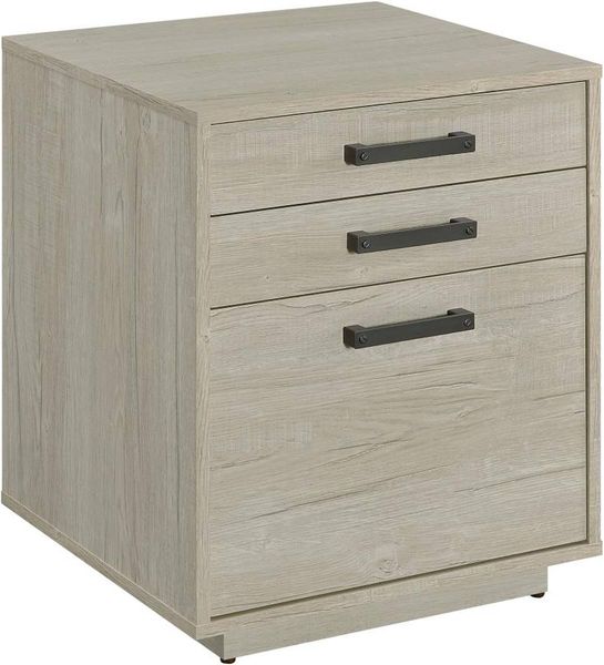 Coaster® Loomis Whitewashed Grey File Cabinet | Midwest Clearance ...