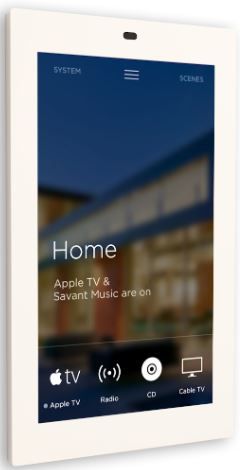 Savant 8" White Control Screen