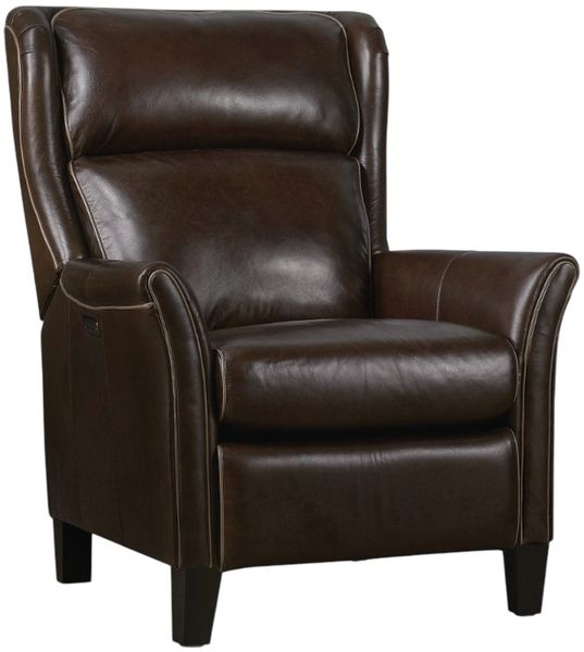 Hooker® Furniture RC Henley Benjamin Burgundy Leather Power Recliner ...
