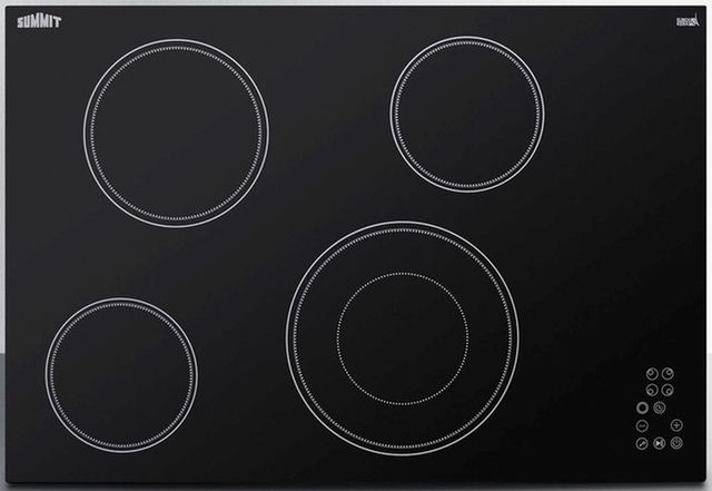Summit® 30" Black Electric Cooktop | Southwest Appliance, Inc