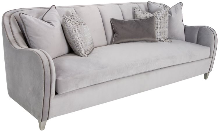Michael Amini® Roxbury Park Gray Sofa | Comfort Furniture & Mattress ...