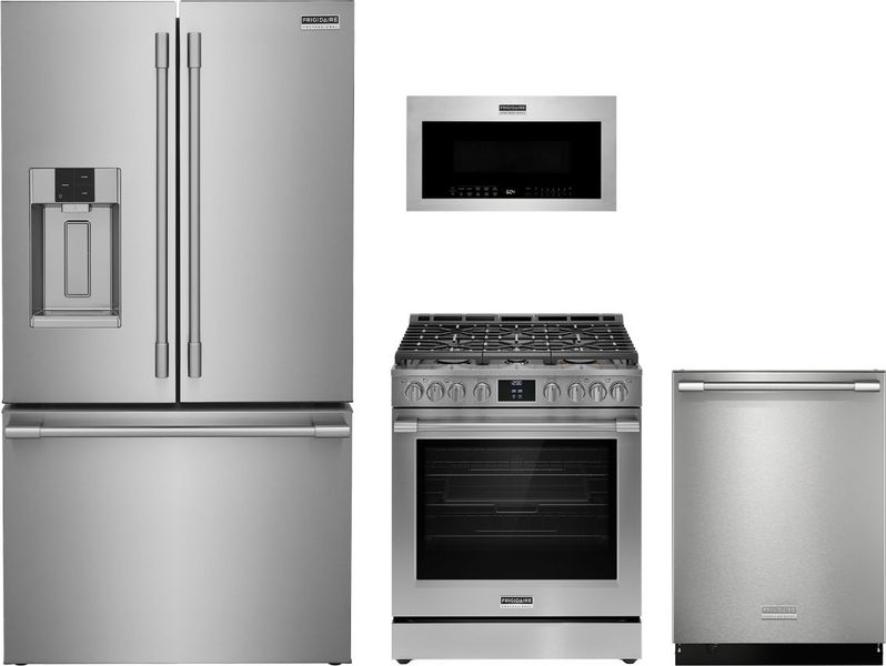 Frigidaire Professional® 4 Piece Stainless Steel Kitchen Package ...