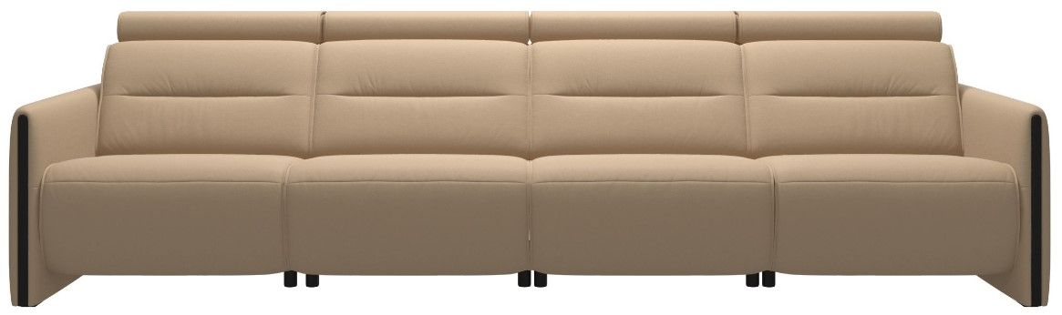 Stressless® by Ekornes® Emily Beige 4-Seater Power Reclining Sofa with ...