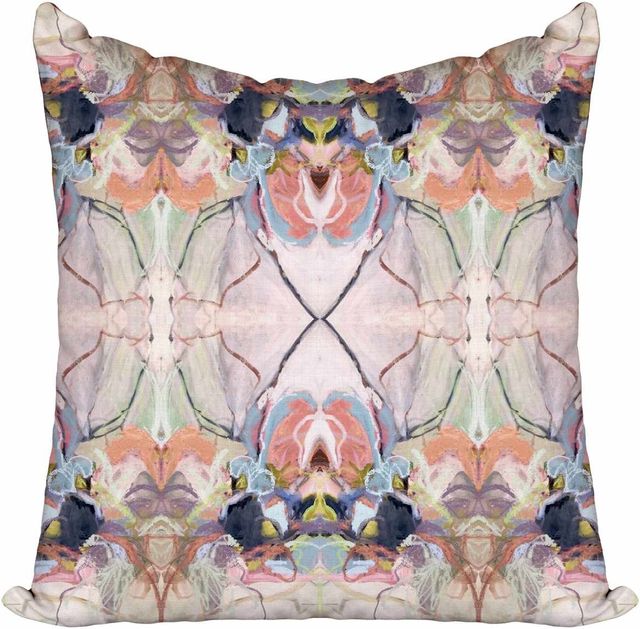 Windy O'Connor Carnevale Chalks Floral Toss Pillow | Miskelly Furniture