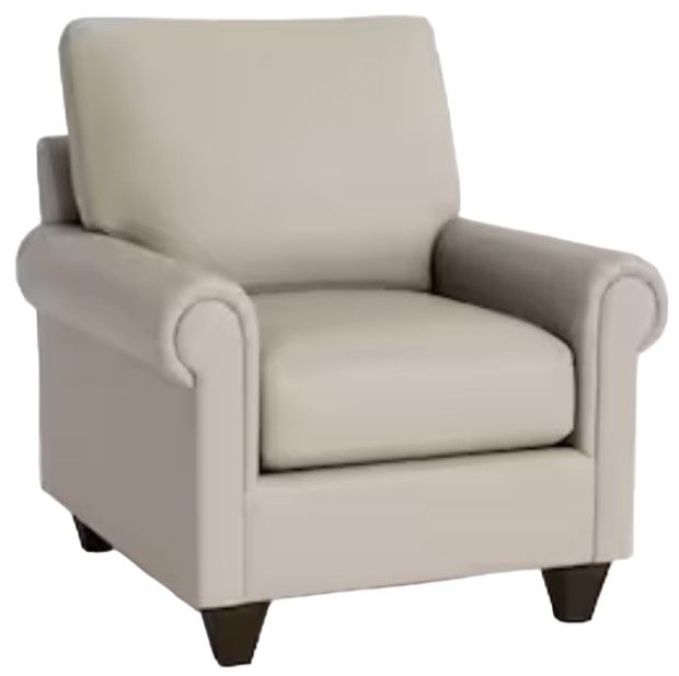 Bassett® Furniture Customizable Benchmade Premier Leather Panel Arm ...