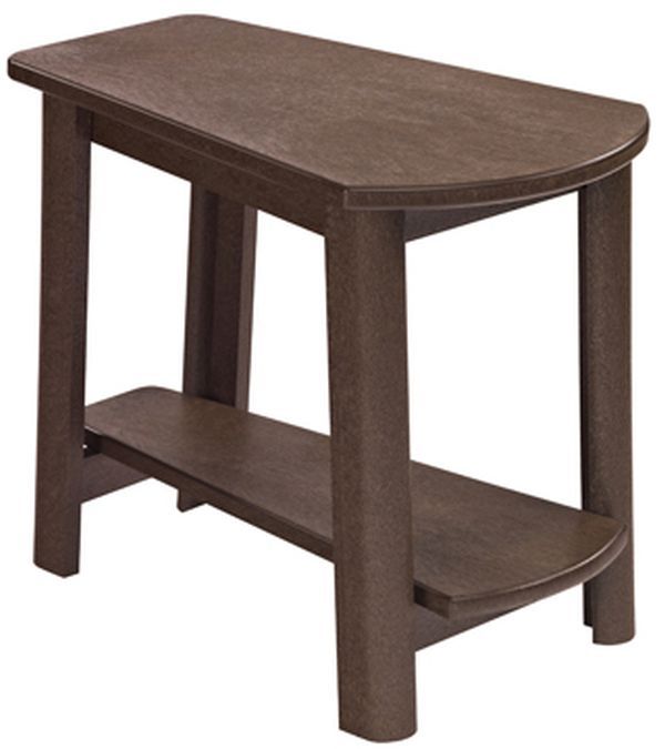 C R Plastic Generation Line Chocolate Addy Side Table | Becker Furniture | Twin Cities ...