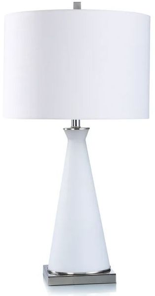 StyleCraft Dann Foley Lifestyle White Table Lamp | Fischer Furniture ...
