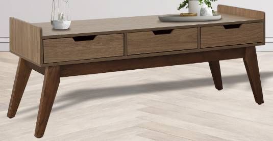Elements International Sade Walnut Bench | Fischer Furniture | Rapid ...
