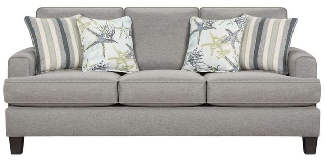 Fusion Furniture Jitterbug Flax Gray Sofa | Hoelscher's Fine Furniture ...