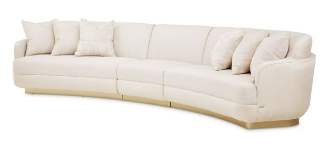 Michael Amini® Aurora 3-Piece Moonlight Sectional Sofa | JR Furniture ...