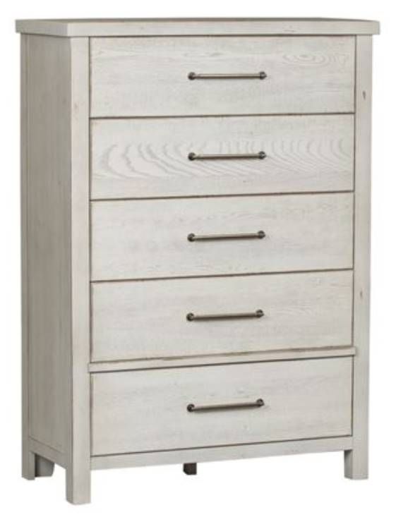 Liberty Furniture Modern Farmhouse Flea Market White Chest | St. Michel ...